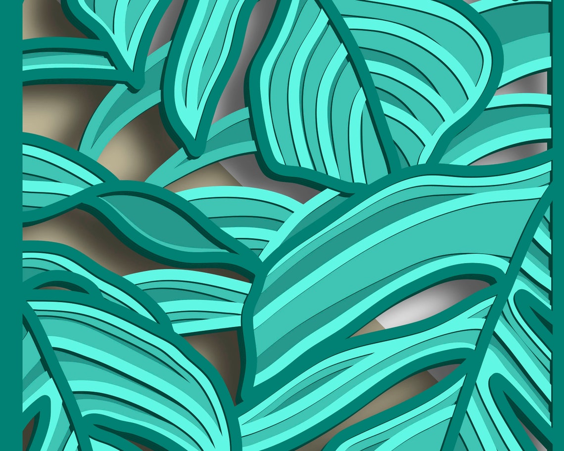 Plants Multilayer SVG/ Plants Cut File/ 3D Layer/ Plywood - Etsy Australia