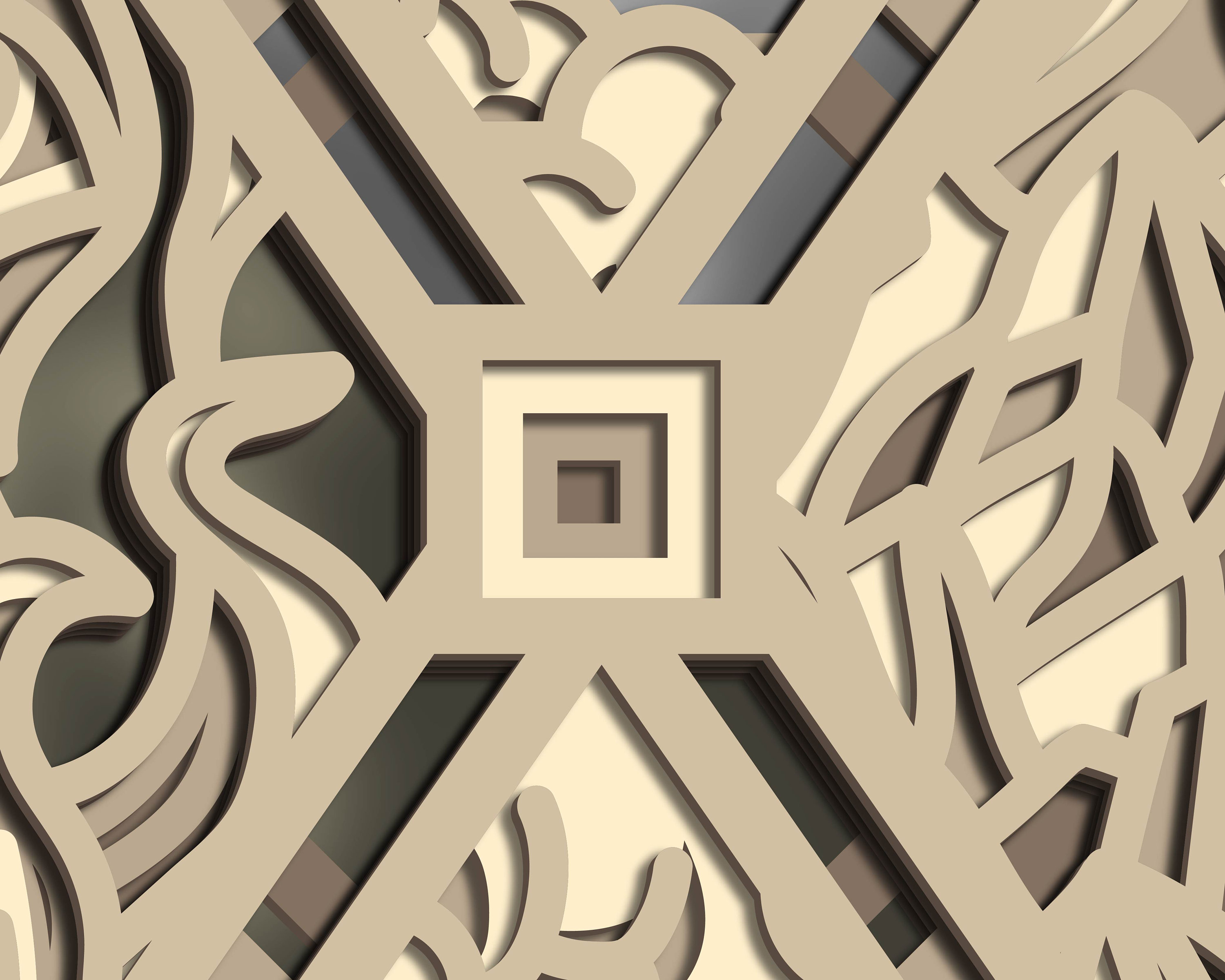 Elements Multilayer SVG/ Elements Cut File/ 3D Layer/ Plywood Cutting ...
