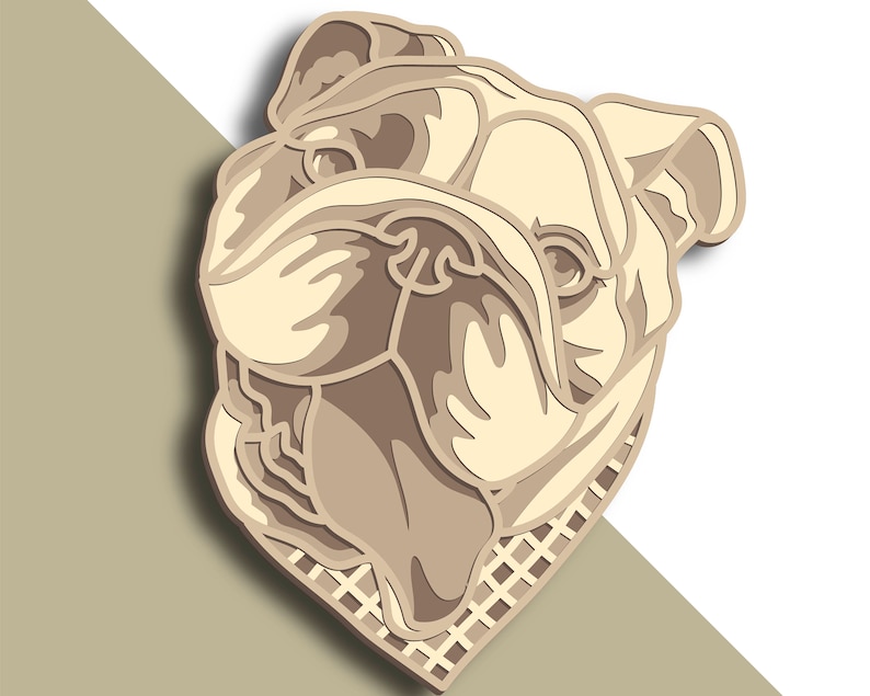 English Bulldog Bundle Multilayer SVG/ English Bulldog Cut - Etsy