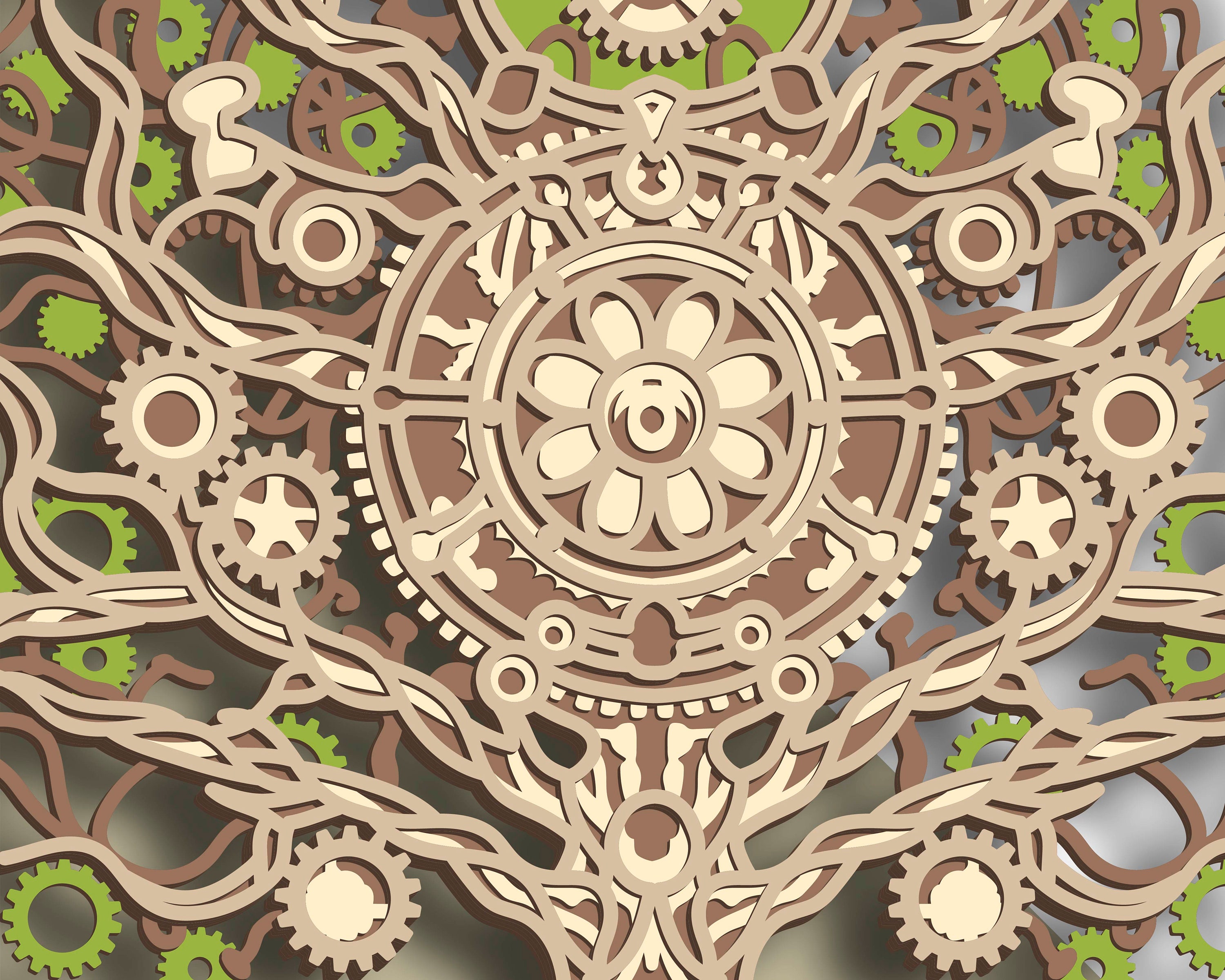 Tree of Life Multilayer SVG. Laser Cut File. Layer Construction ...