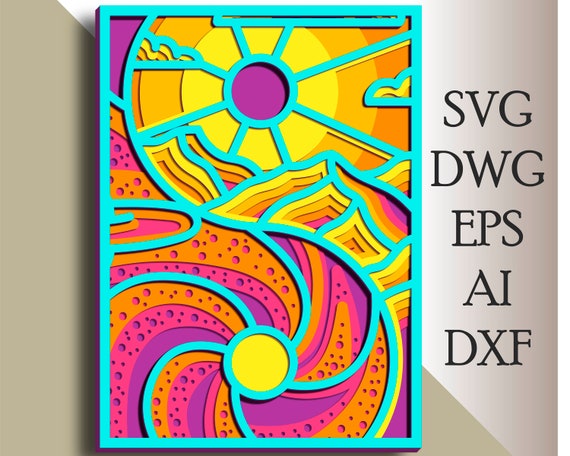 Space Multilayer SVG/ Space Cut File/ 3D Layer/ Plywood - Etsy
