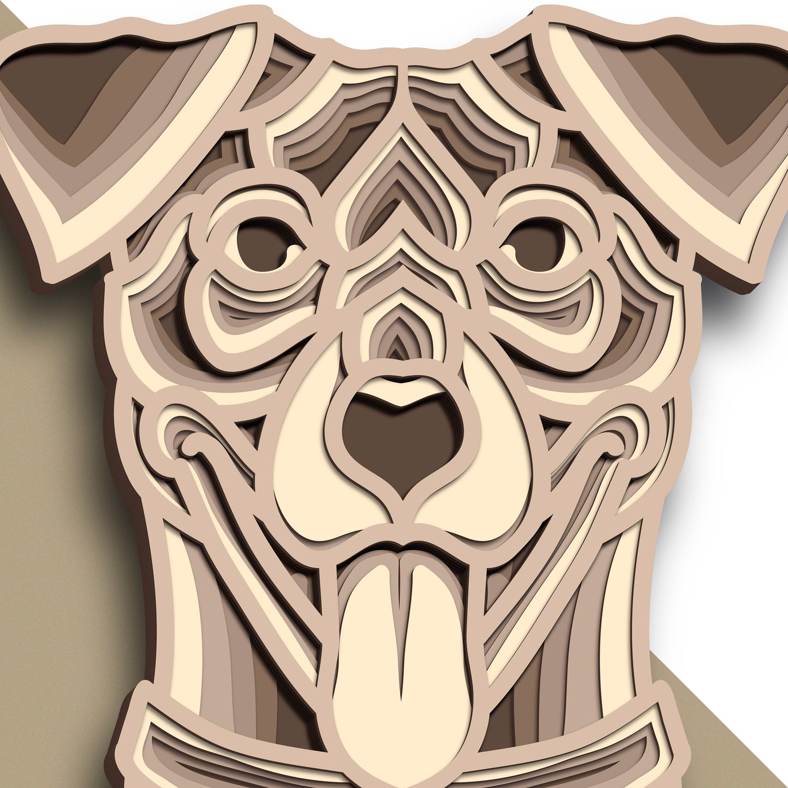 Dog Bundle Multilayer SVG/ Dog Bundle Cut File/ 3D Layer/ - Etsy