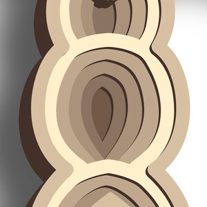 Cross Multilayer SVG/ Cross Cut File/ 3D Layer/ Plywood Cutting/ Paper ...