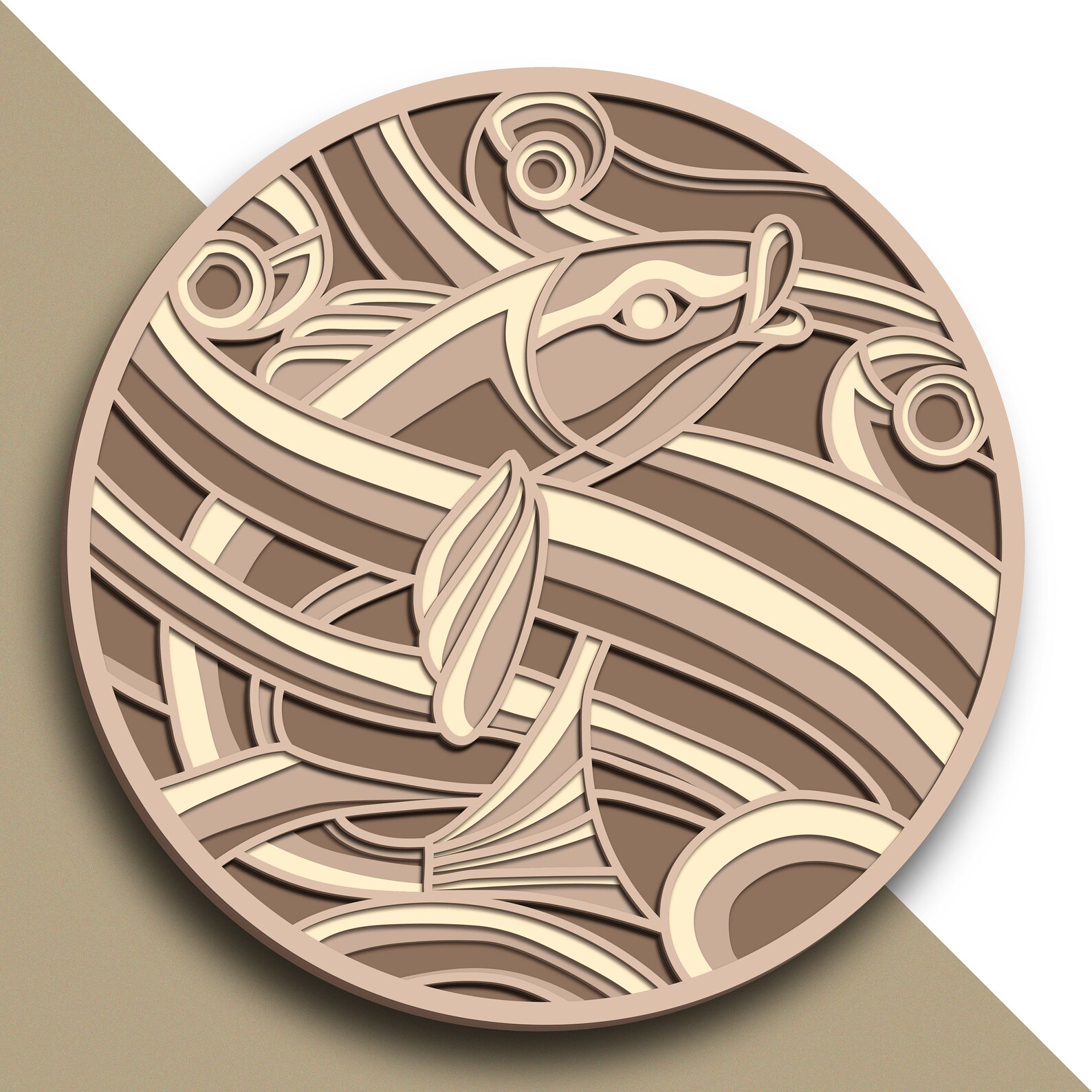 Fish Multilayer SVG/ Fish Cut File/ 3D Layer/ Plywood Cutting/ - Etsy