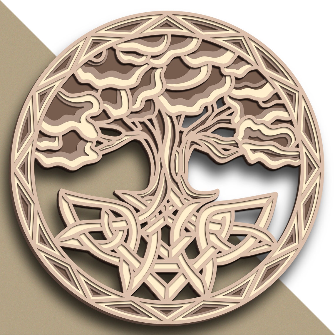 Tree of Life Multilayer SVG/ Tree of Life Cut File/ 3D Layer/ - Etsy