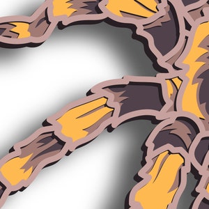 Spider Multilayer SVG/ Spider Cut File/ 3D Layer/ Plywood Cutting ...