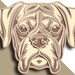 Boxer Dog Multilayer SVG/ Boxer Dog Cut File/ 3D (Download Now) - Etsy