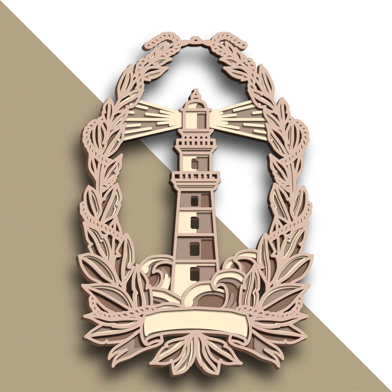 Lighthouse Multilayer SVG/ Lighthouse Cut File/ 3D Layer/ - Etsy