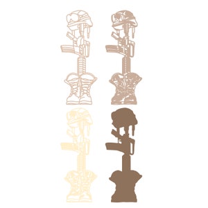 Army Multilayer SVG/ Army Cut File/ 3D Layer/ Plywood Cutting/ Paper ...