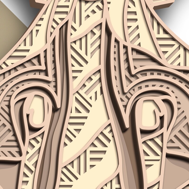 Virgin Mary Bundle Multilayer Svg/ Virgin Mary Bundle Cut File/ 3D ...