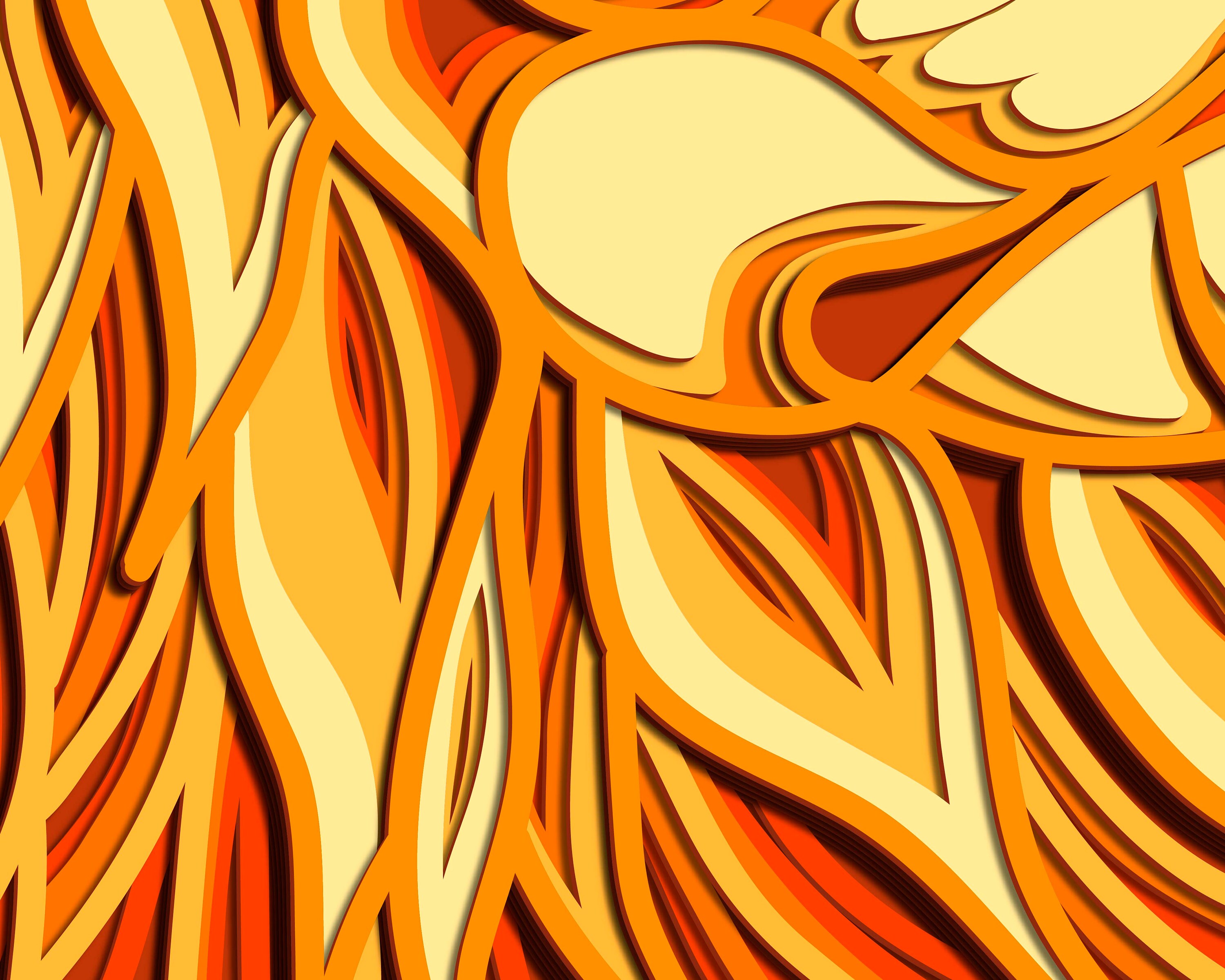 Lion Multilayer SVG/ Lion Cut File/ 3D Layer/ Plywood Cutting/ Paper ...