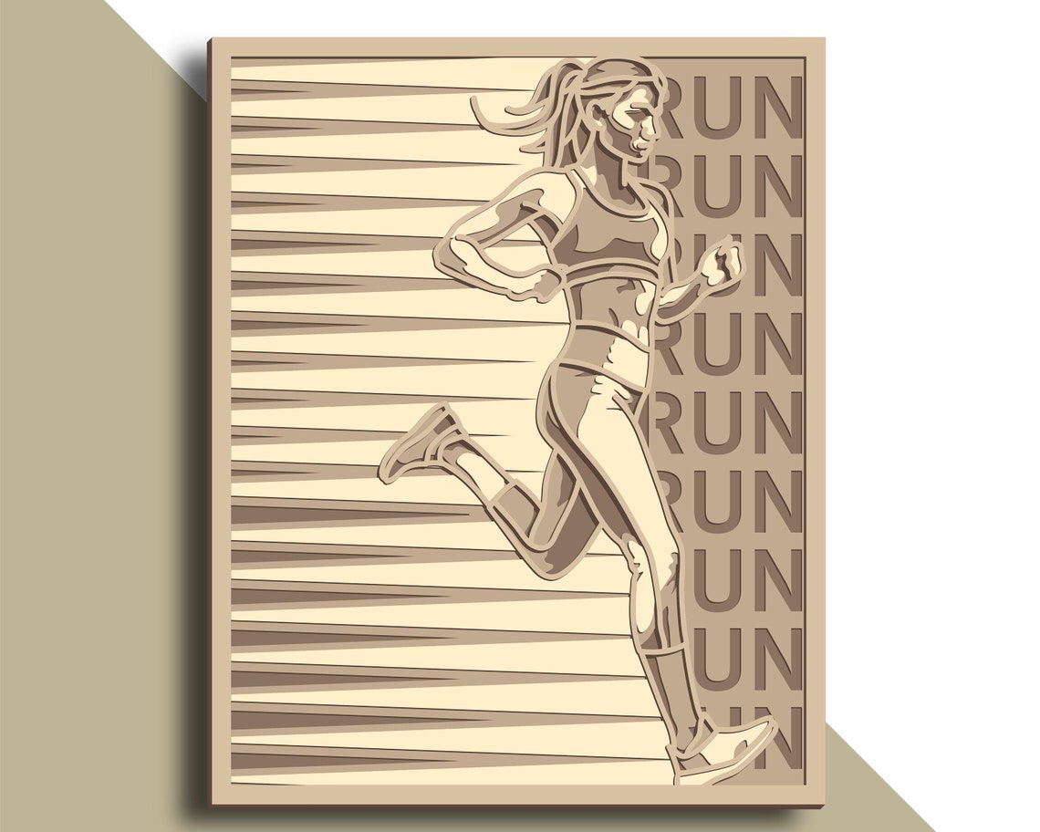 Run Multilayer SVG/ Run Cut File/ 3D Layer/ Plywood Cutting/ - Etsy