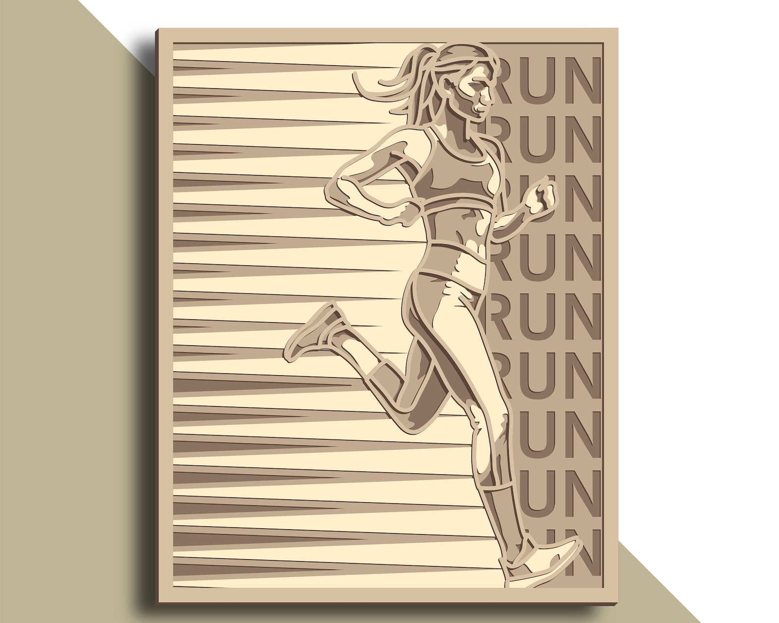 Run Multilayer SVG/ Run Cut File/ 3D Layer/ Plywood Cutting/ - Etsy