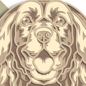 Boykin Spaniel Multilayer SVG/ Boykin Spaniel Cut File/ 3D - Etsy