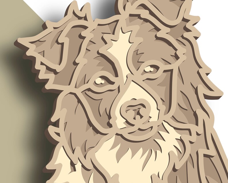 Border Collie Bundle Multilayer SVG/ Border Collie Cut File/ - Etsy