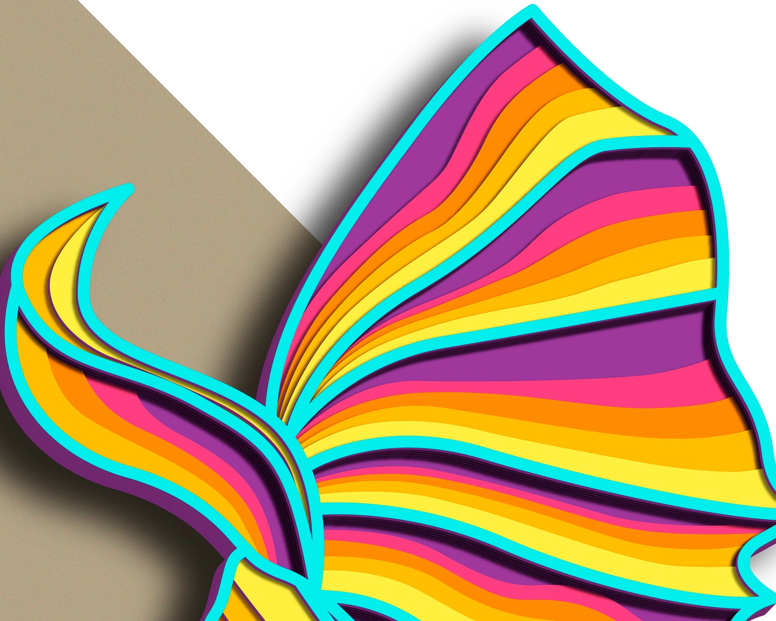 Fish Bundle Multilayer SVG/ Fish Bundle Cut File/ 3D Layer/ - Etsy