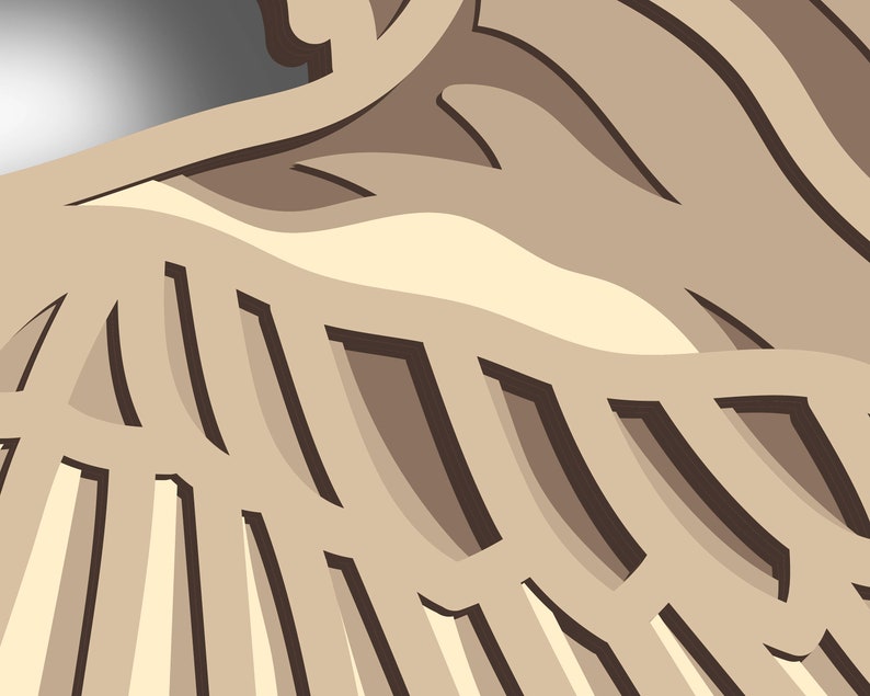 Sparrow 3D Multilayer SVG/ Sparrow Zentangle Cut File/ 3D - Etsy