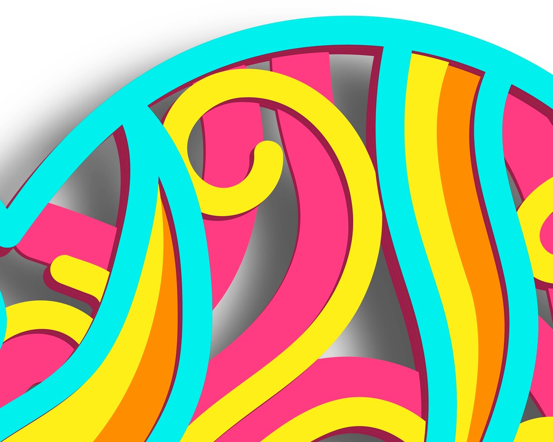 Heart Flower Multilayer SVG/ Heart Flower Cut File/ 3D Layer/ - Etsy