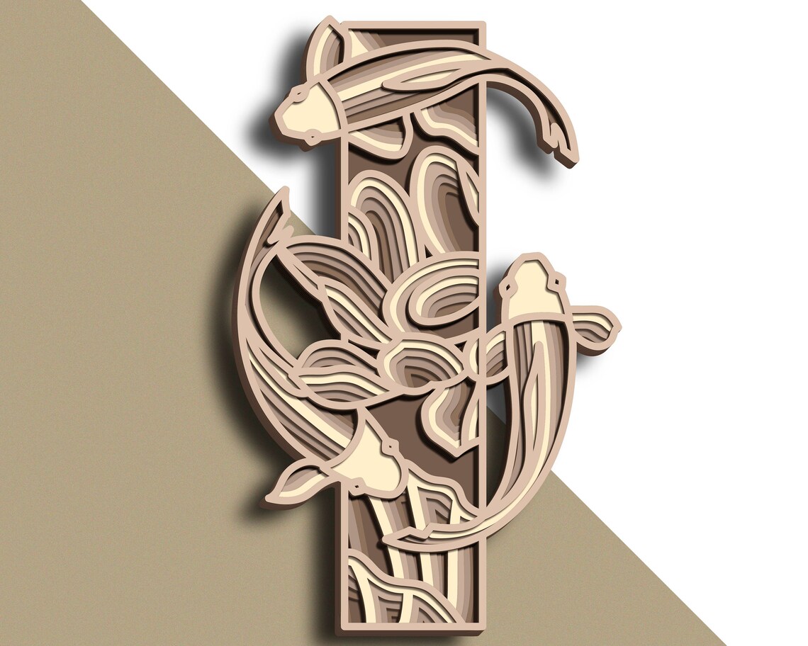 Fish Bundle Multilayer SVG/ Fish Bundle Cut File/ 3D Layer/ - Etsy