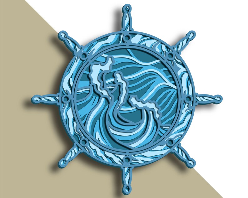 Marine Bundle Multilayer SVG/ Marine Bundle Cut File/ 3D - Etsy
