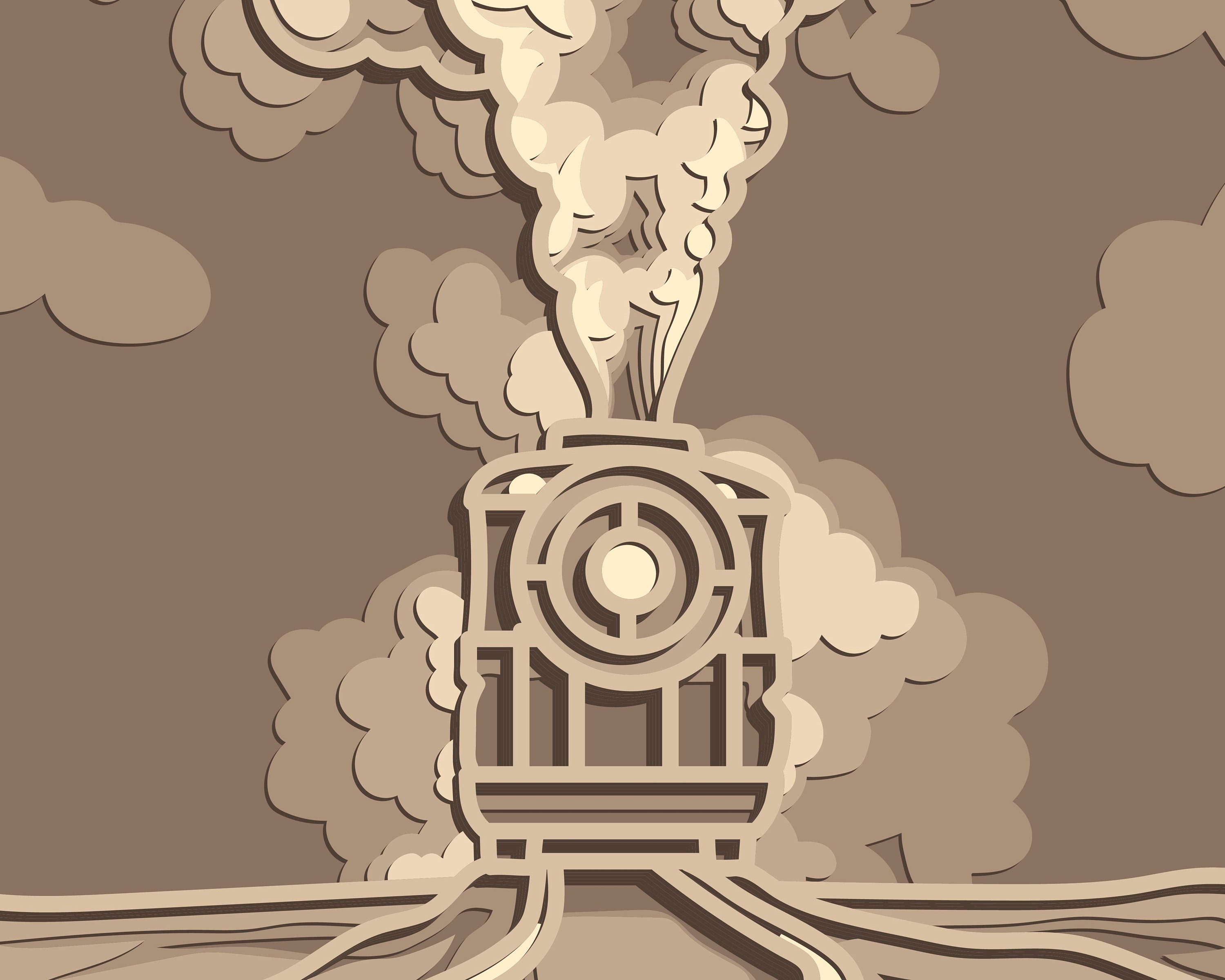 Train Multilayer SVG/ Train Cut File/ 3D Layer/ Plywood - Etsy Australia