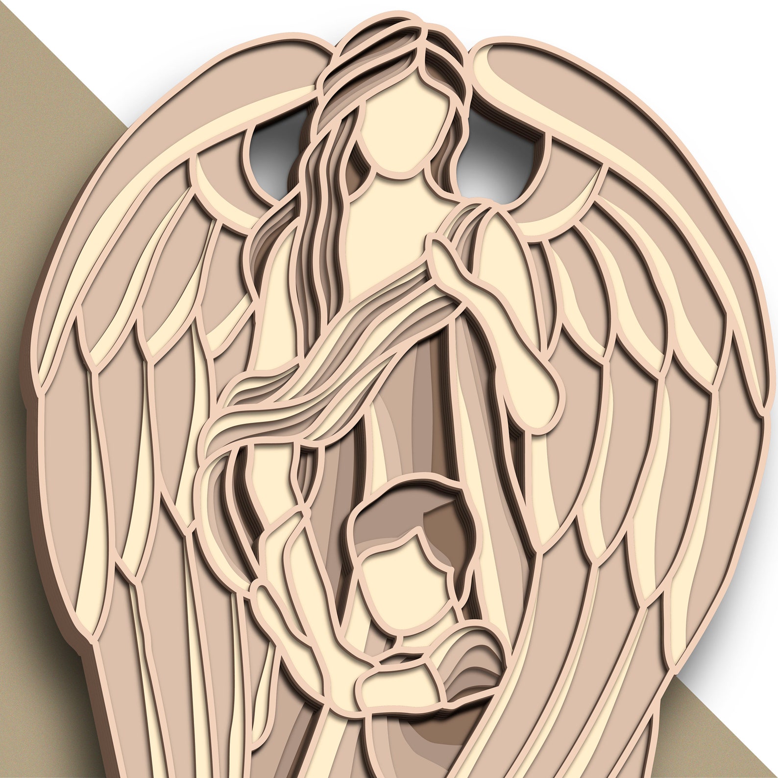 Angel Bundle Multilayer SVG/ Angel Bundle Cut File/ 3D Layer/ - Etsy