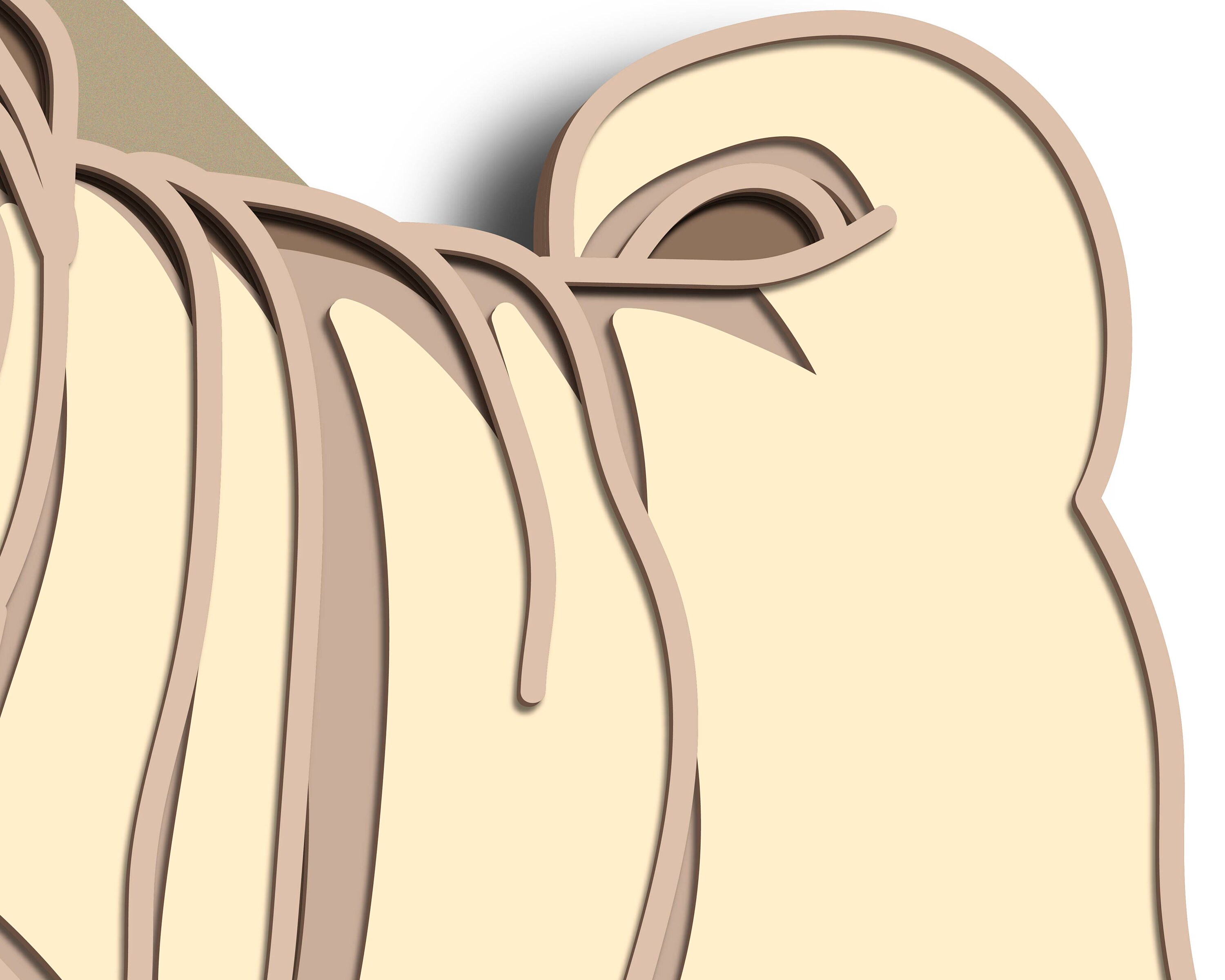 Pug Multilayer SVG/ Pug Cut File/ 3D Layer/ Plywood Cutting/ - Etsy