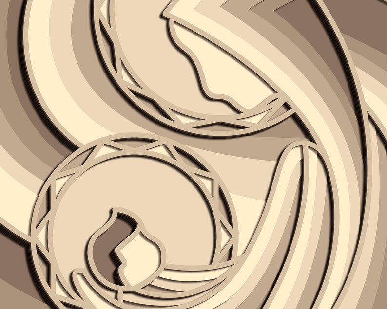 Virgin Mary Bundle Multilayer Svg/ Virgin Mary Bundle Cut File/ 3D ...