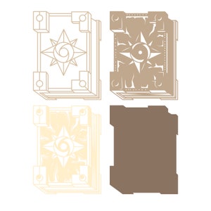 Book Multilayer SVG/ Book Cut File/ 3D Layer/ Plywood Cutting/ Paper ...