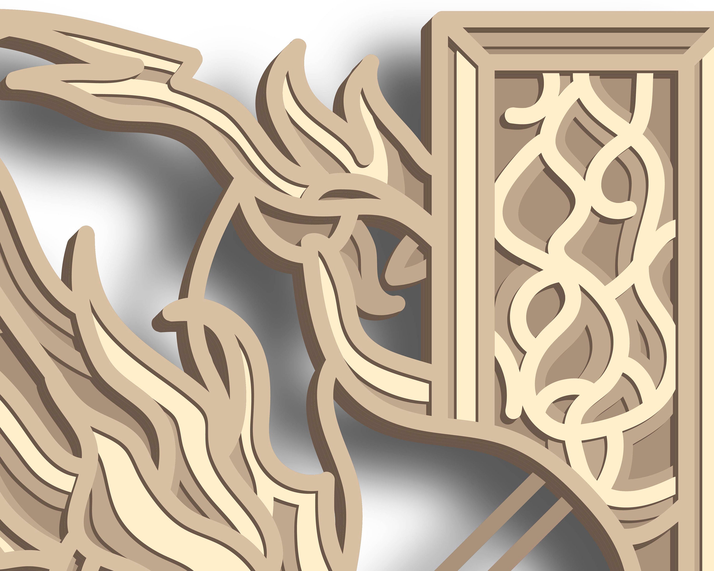 Dragon Multilayer SVG/ Dragon Cut File/ 3D Layer/ Plywood - Etsy UK
