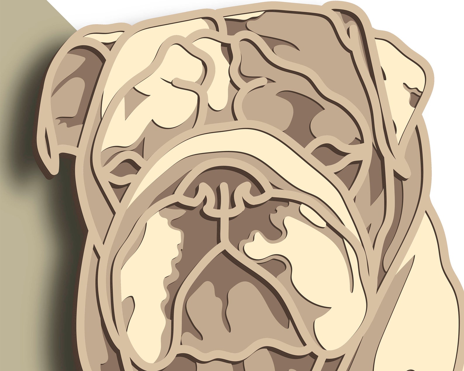English Bulldog Bundle Multilayer SVG/ English Bulldog Cut - Etsy