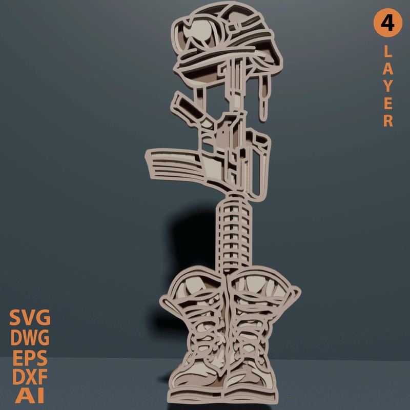 Military Shadow Box File Svg - Etsy UK