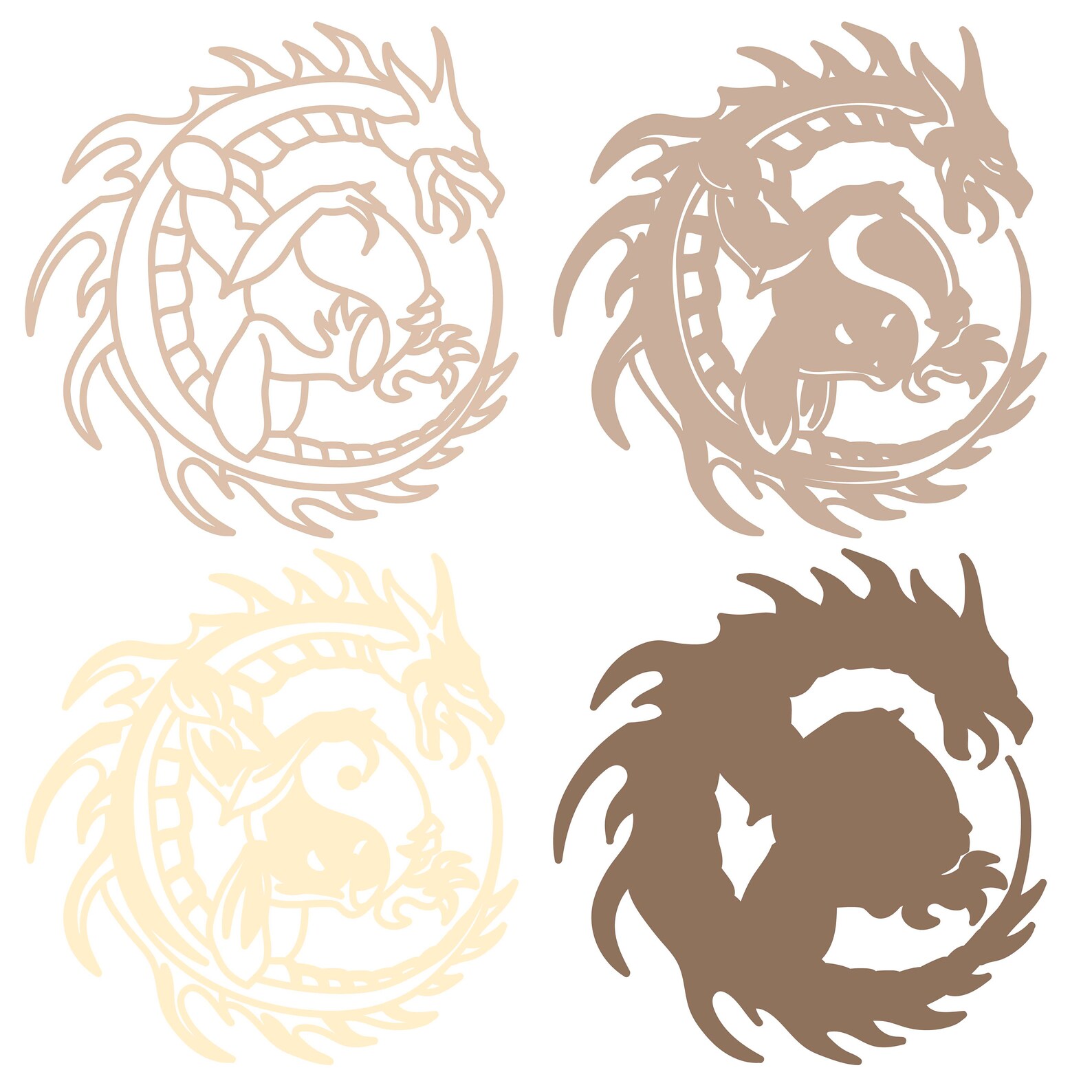 Dragon Multilayer SVG/ Dragon Cut File/ 3D Layer/ Plywood - Etsy Canada