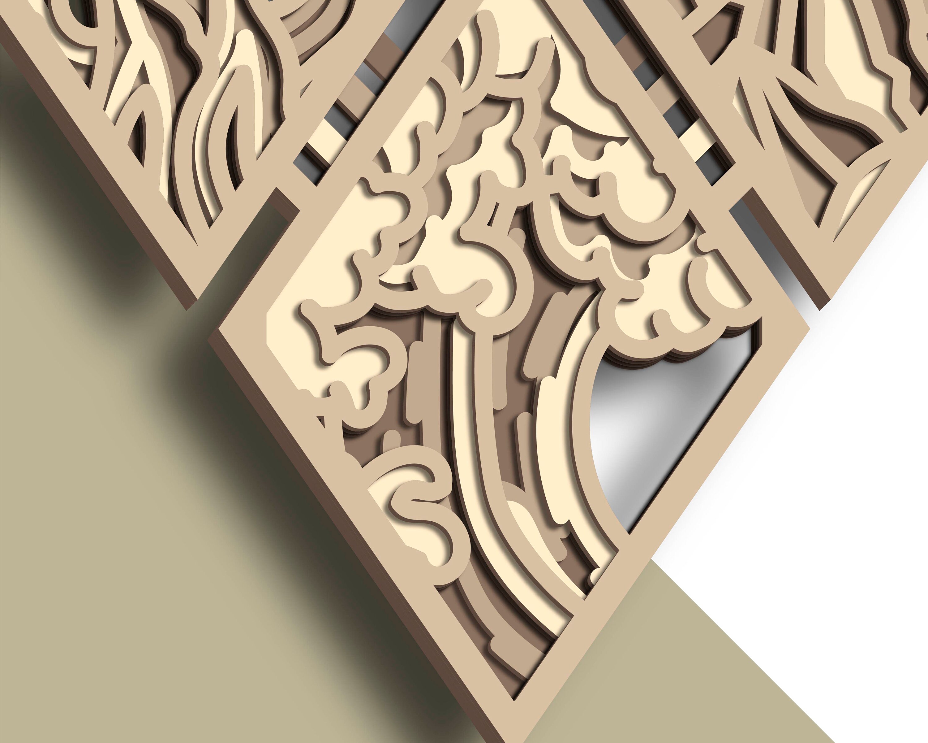 Elements Multilayer SVG/ Elements Cut File/ 3D Layer/ Plywood Cutting ...
