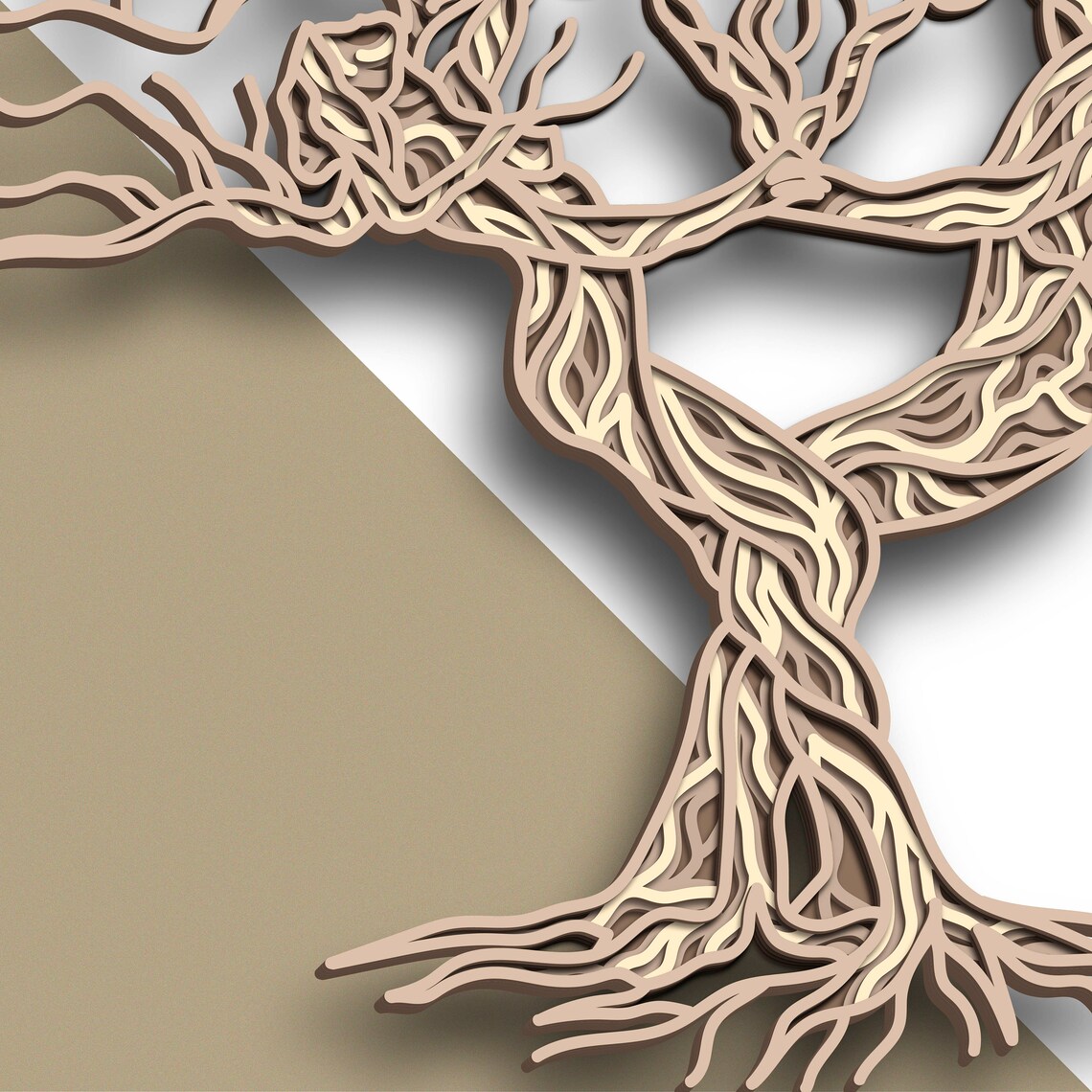Tree of Life multilayer SVG/ Tree of Life cut file/ 3D layer/ | Etsy