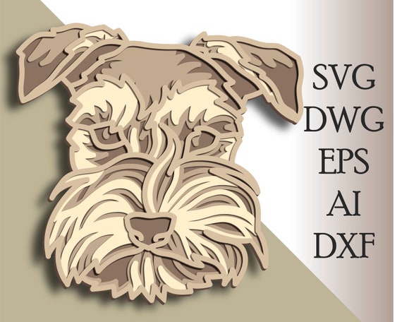 Dog Multilayer SVG/ Dog Cut File/ 3D Layer/ Plywood Cutting/ | Etsy