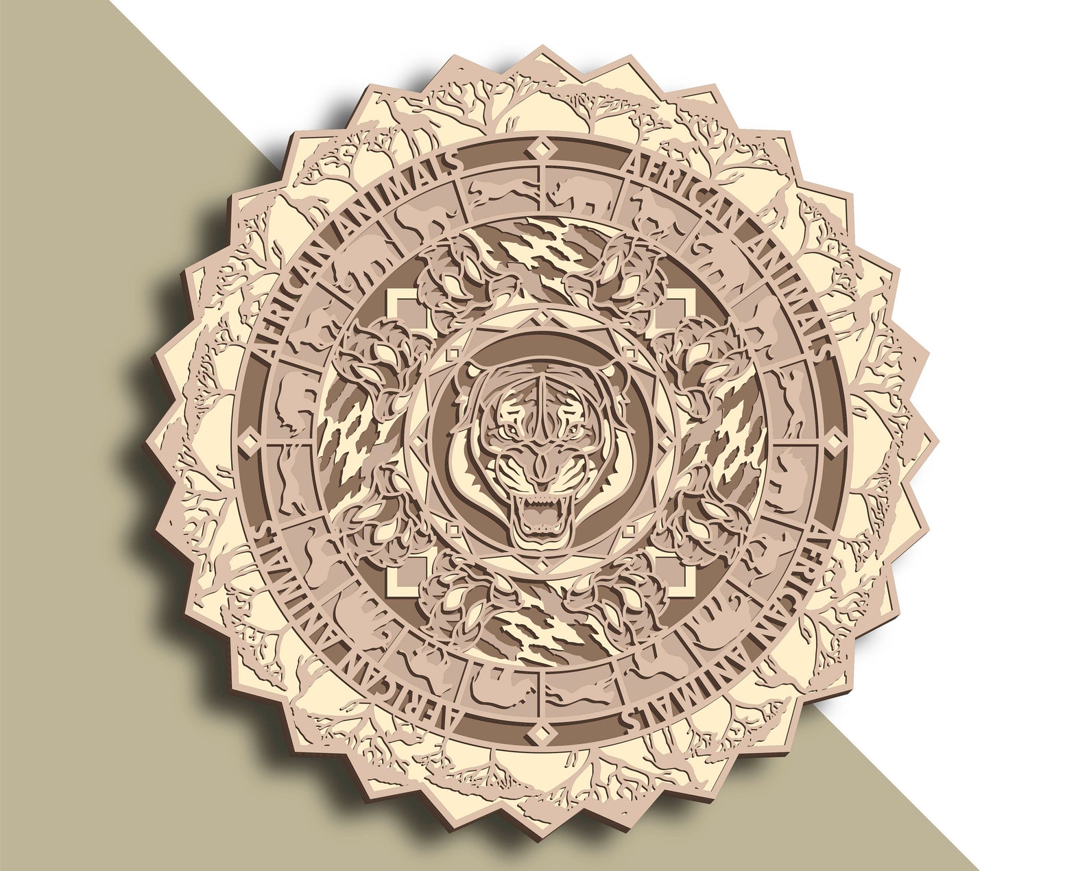 African Animal Bundle Multilayer SVG/ African Animal Bundle - Etsy