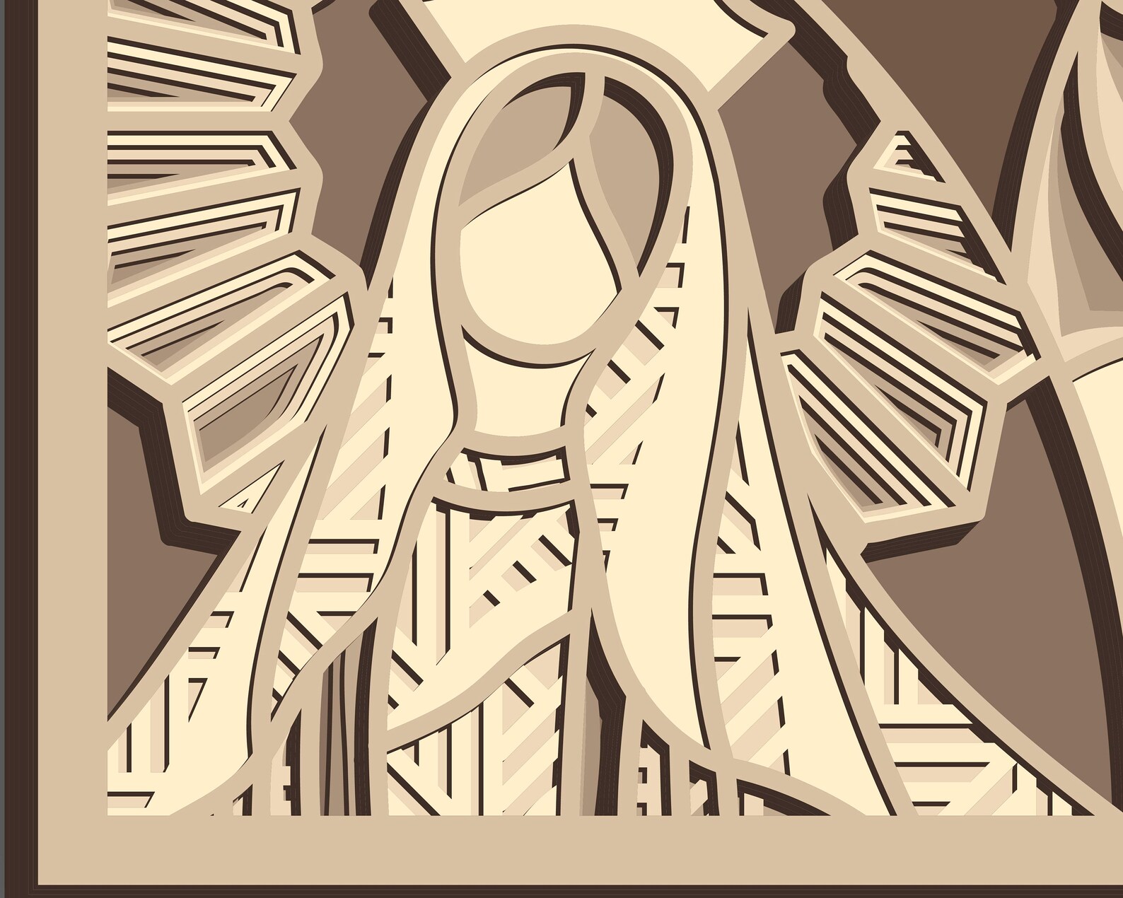 Jesus Multilayer SVG/ Jesus Cut File/ 3D Layer/ Plywood - Etsy