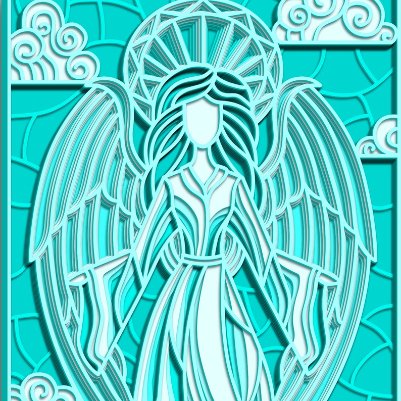 Angel Bundle Multilayer SVG/ Angel Bundle Cut File/ 3D Layer/ - Etsy