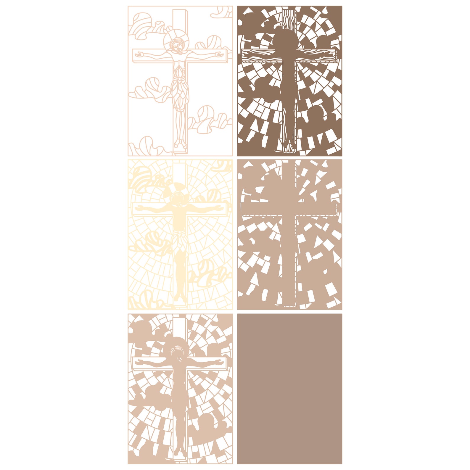 Crucifixión jesus multicapa SVG / Crucifixión jesus cut file/ - Etsy México