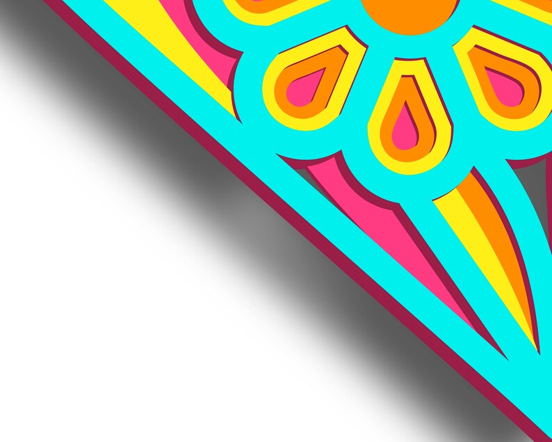 Heart Flower Multilayer SVG/ Heart Flower Cut File/ 3D Layer/ - Etsy