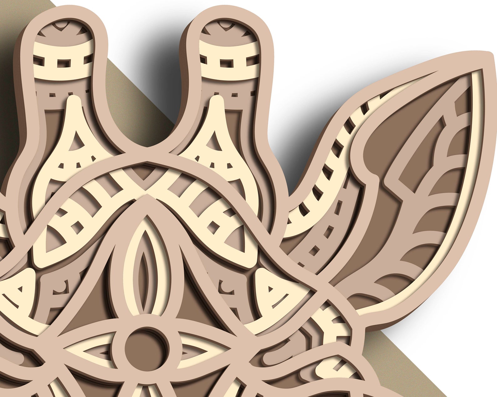 Giraffe Multilayer SVG/ Giraffe Cut File/ 3D Layer/ Plywood | Etsy