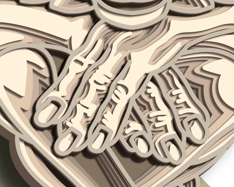 Gargoyle Multilayer SVG/ Gargoyle Mandala Cut File/ 3D Layer/ - Etsy