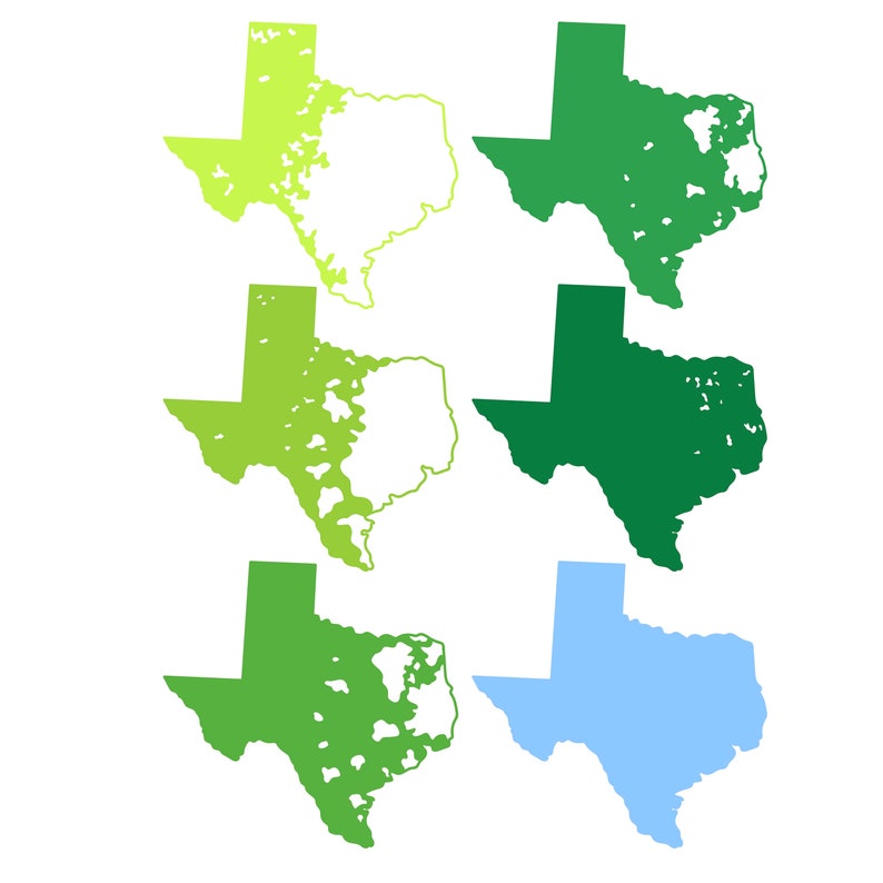 Texas State Multilayer SVG/ Texas State Cut File/ 3D Layer/ - Etsy