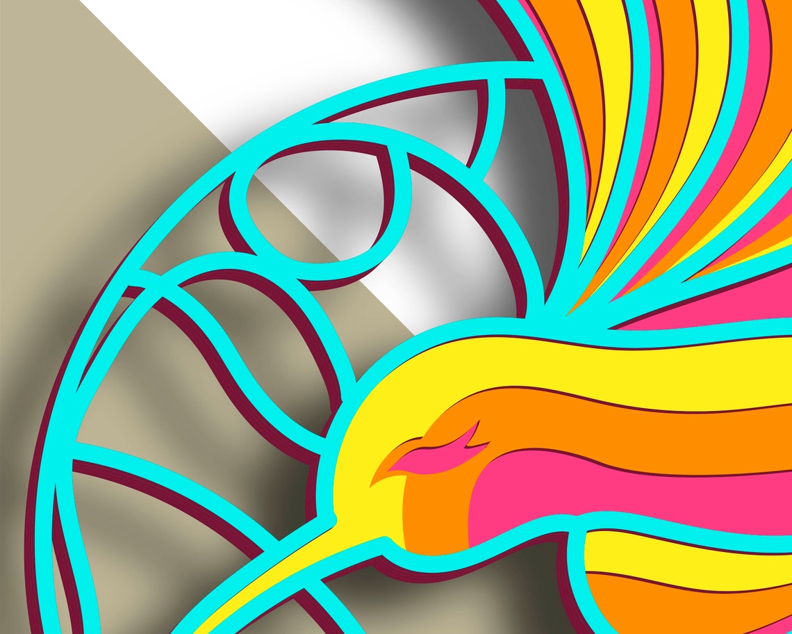 Colibri Multilayer SVG/ Colibri Cut File/ 3D Layer/ Plywood - Etsy