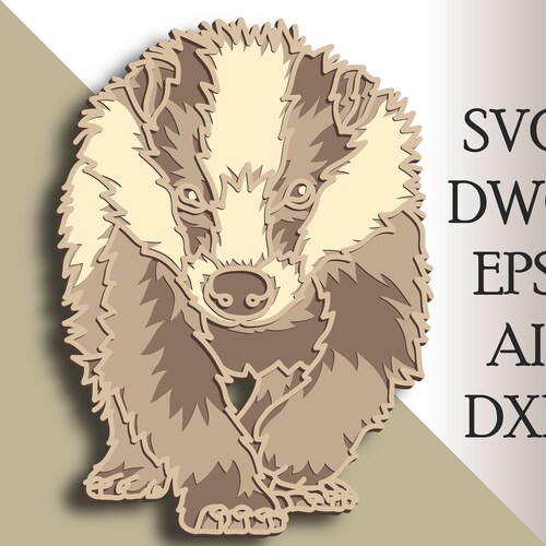 Raccoon Multilayer SVG/ Raccoon Cut File/ 3D Layer/ Plywood - Etsy