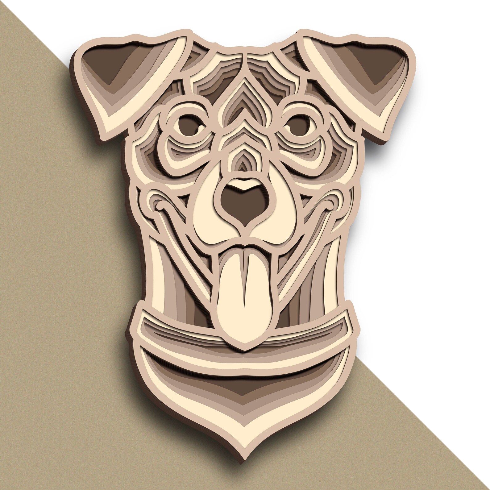 Dog Bundle Multilayer SVG/ Dog Bundle Cut File/ 3D Layer/ - Etsy