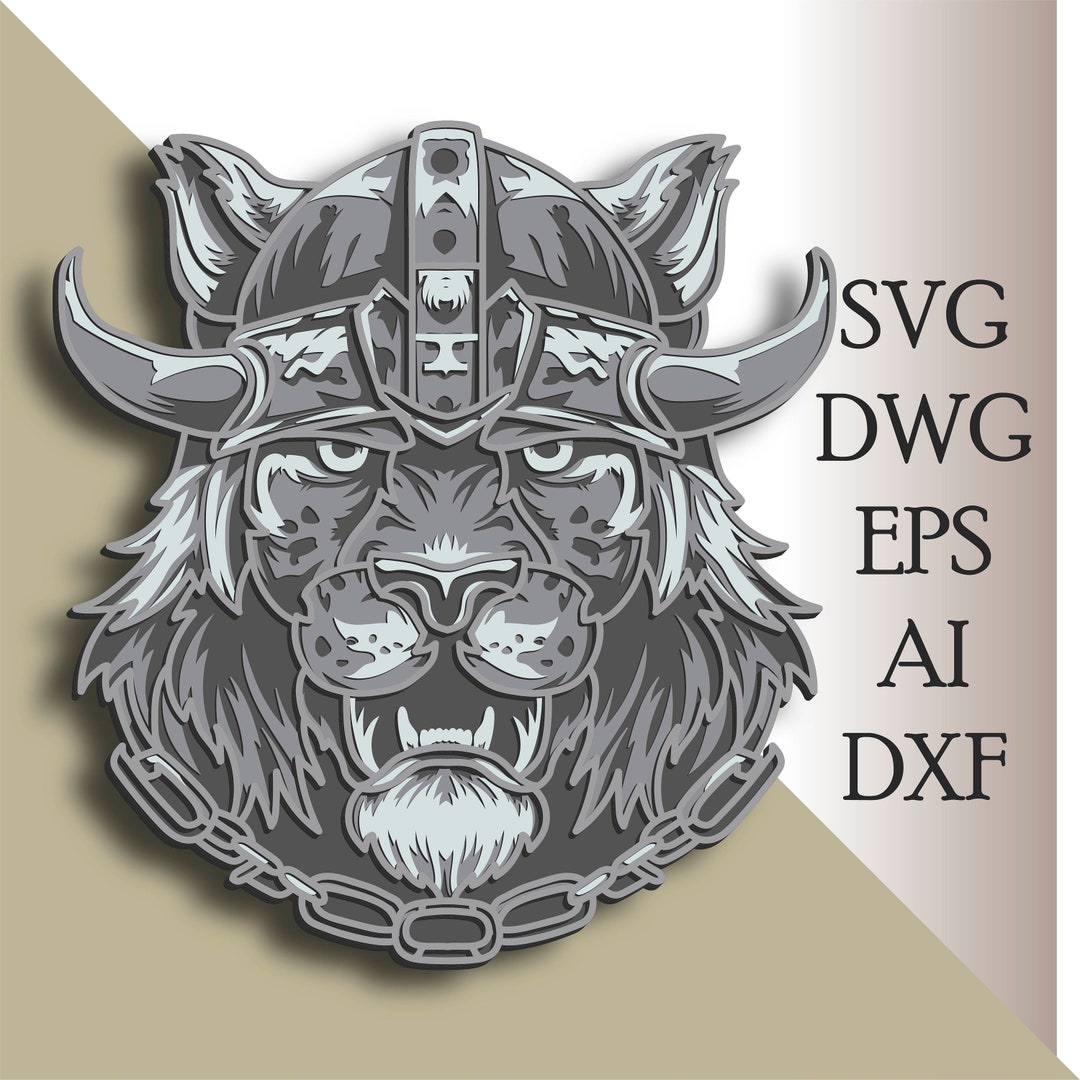 Panther Multilayer SVG/ Panther Cut File/ 3D Layer/ Plywood Cutting ...