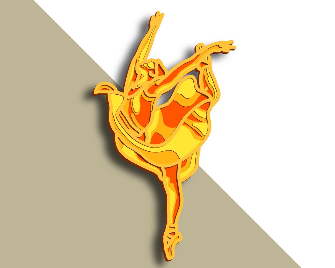 Ballet Bundle Multilayer SVG/ Ballet Bundle Cut File/ 3D - Etsy