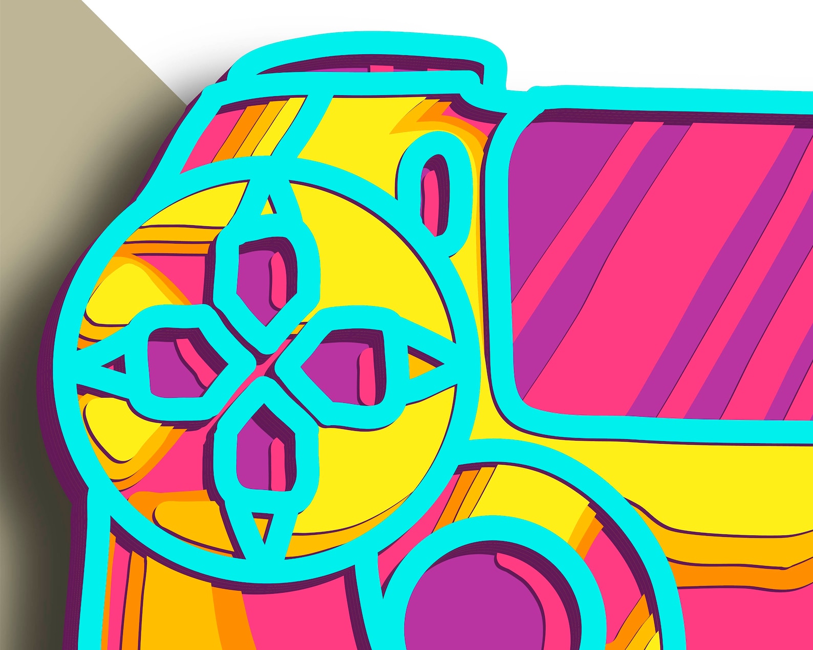 Gamer Multilayer SVG/ Gamer Cut File/ 3D Layer/ Plywood - Etsy